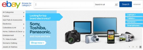 Ebay's new logo is now live - OnlineDomain.com